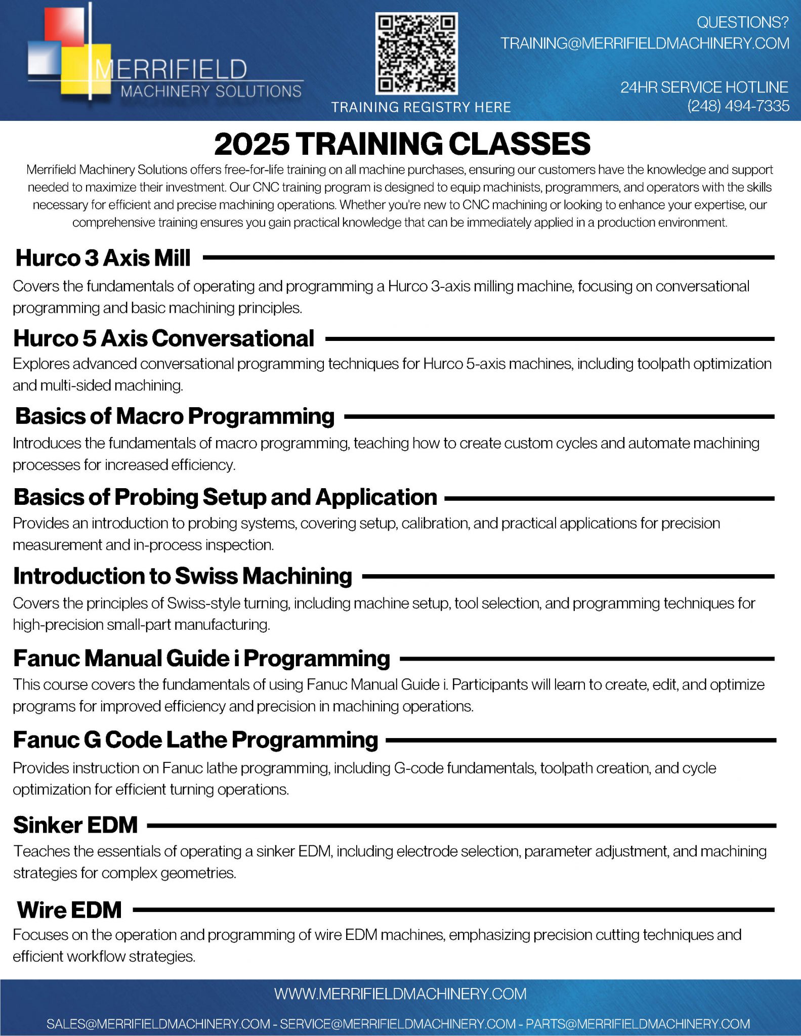 Updated Line Card For Fall 2025! - Merrifield Machinery Solutions
